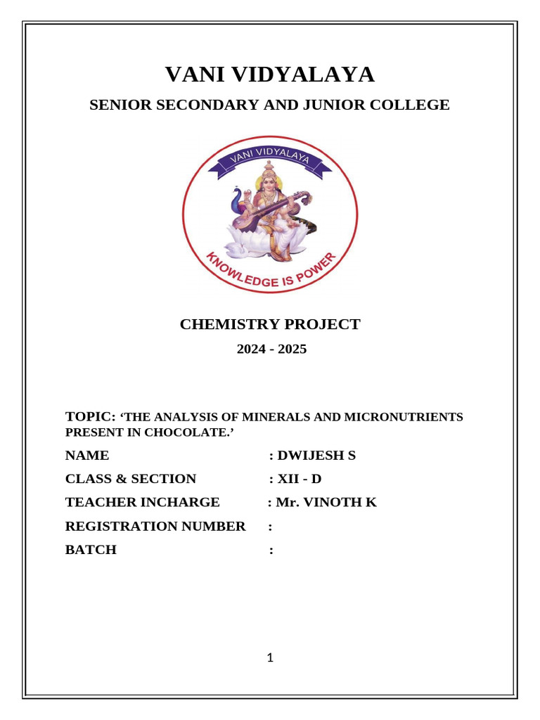 Chocolate Analysis Project PDF | PDF | Chocolate | Nutrition