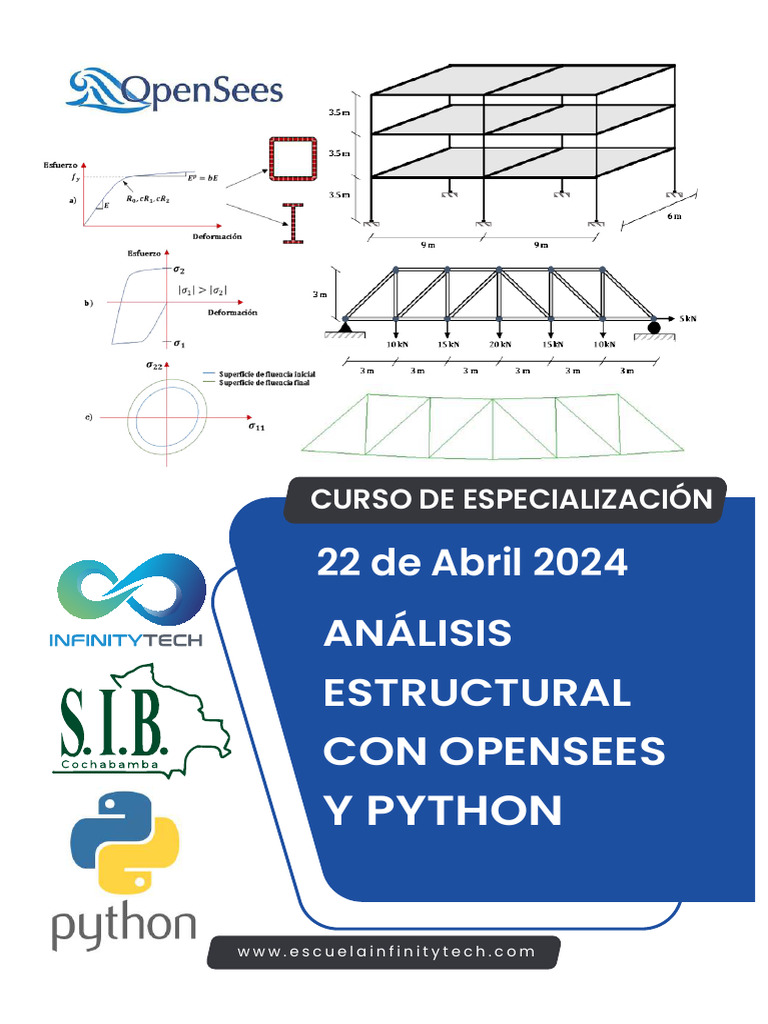 Curso de Análisis Estructural con OpenSees | PDF | Python (lenguaje de ...