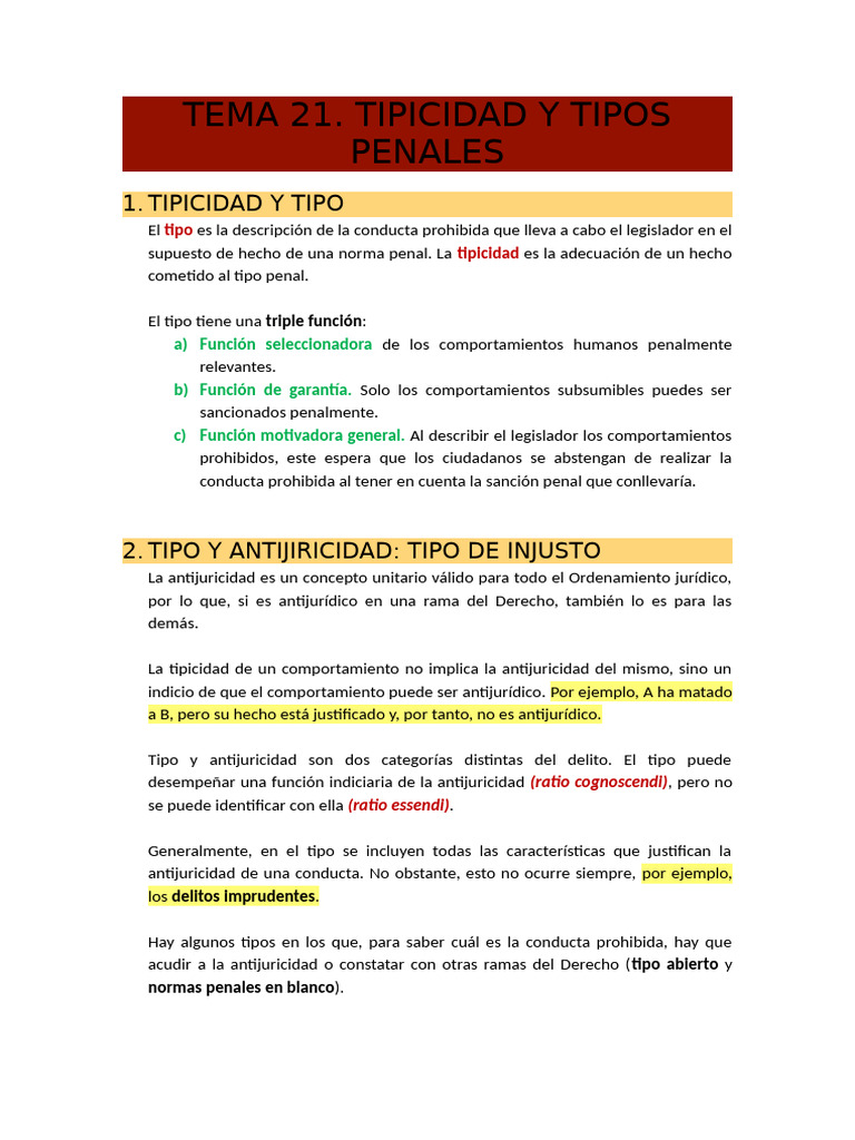 Tema 21 | PDF | Justicia | Crimen y violencia