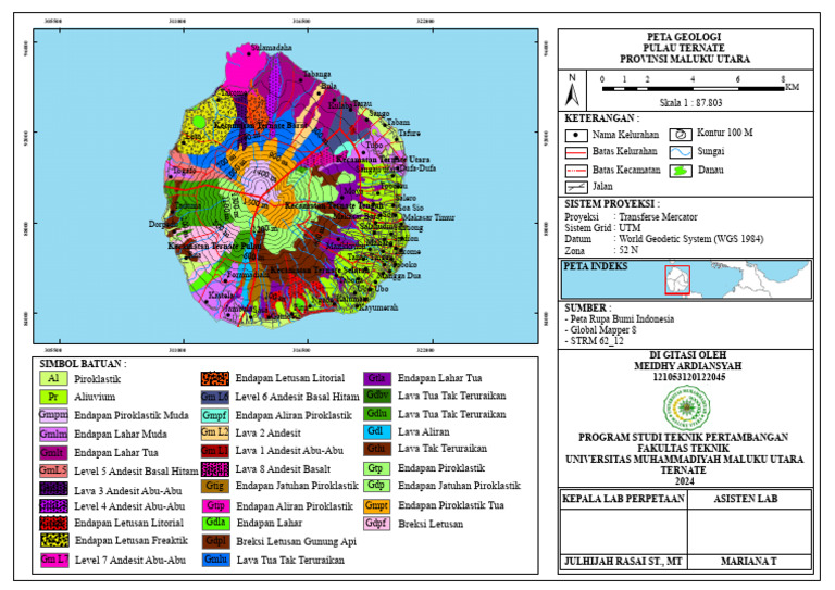 Peta Geologi Ternate | PDF