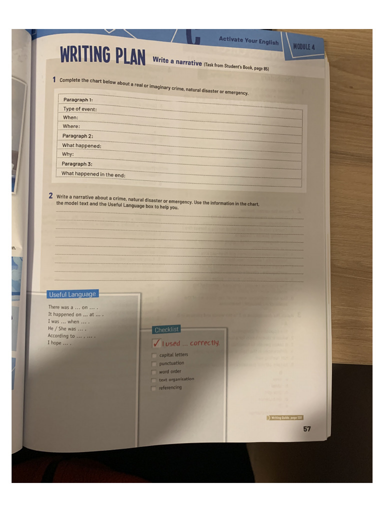 Burlington Advanced Options WORKBOOK A2+ - page 57 | PDF