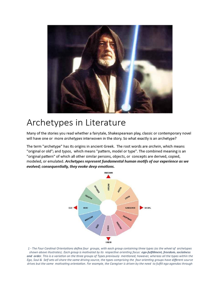 Archetypes in Literature | PDF | Archetype | Hero
