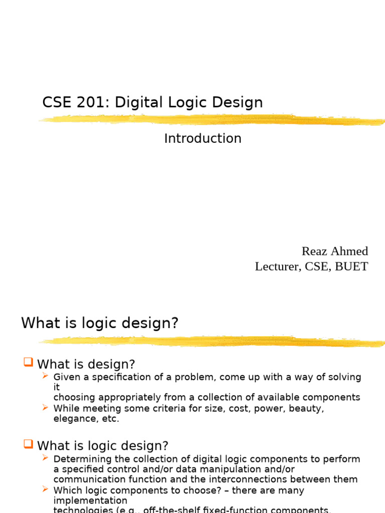 01-Introduction | PDF | Logic Gate | Field Effect Transistor