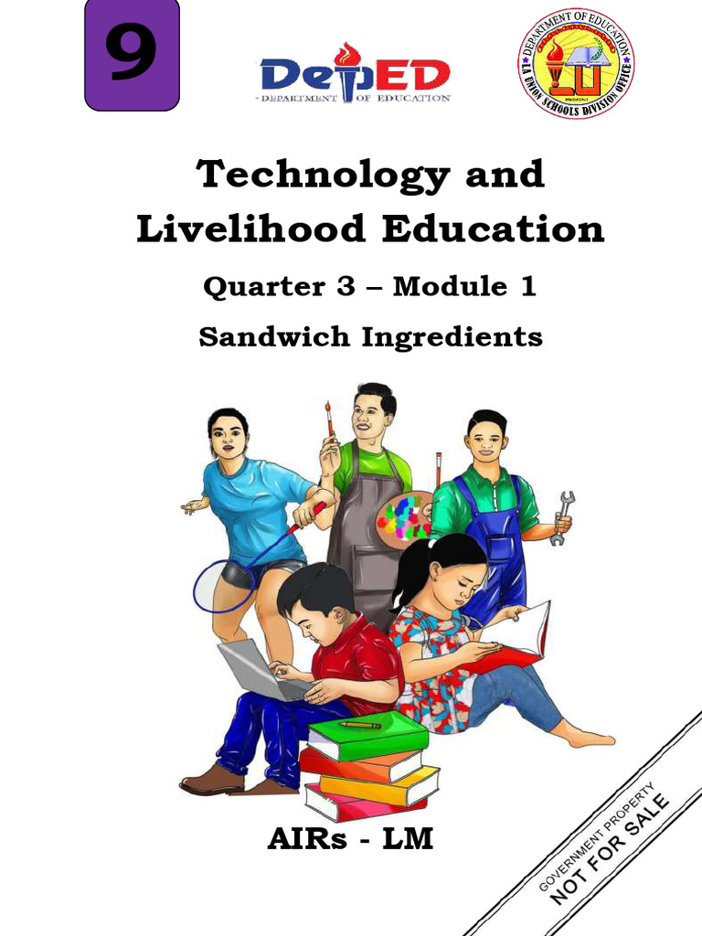 COOKERY 9-Q3-MODULE 1 | PDF | Fruit Preserves | Sandwich