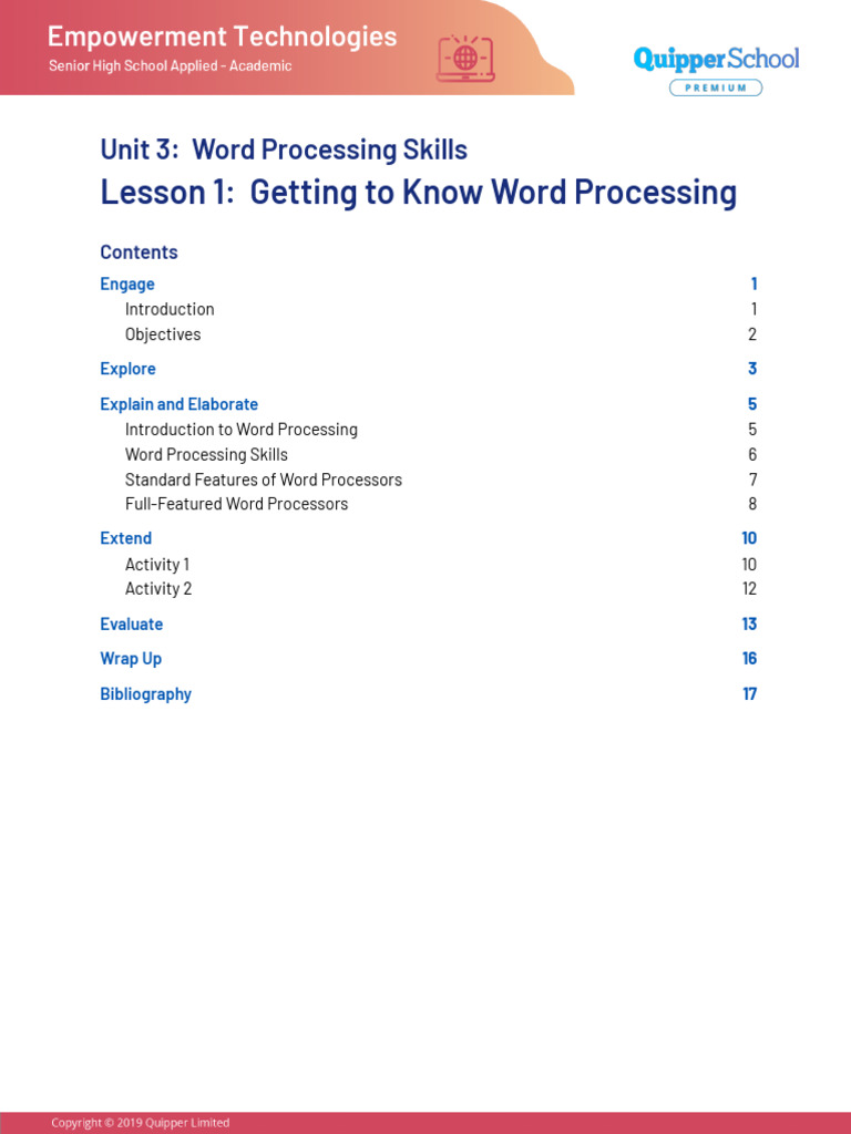 Study Guide Word Processing | PDF | Word Processor | Software