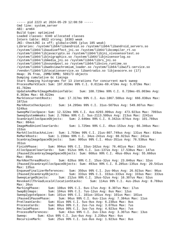 Traces | PDF | Java (Programming Language) | Android (Operating System)