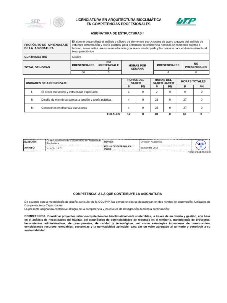 Estructuras II | PDF | Acero | Evaluación