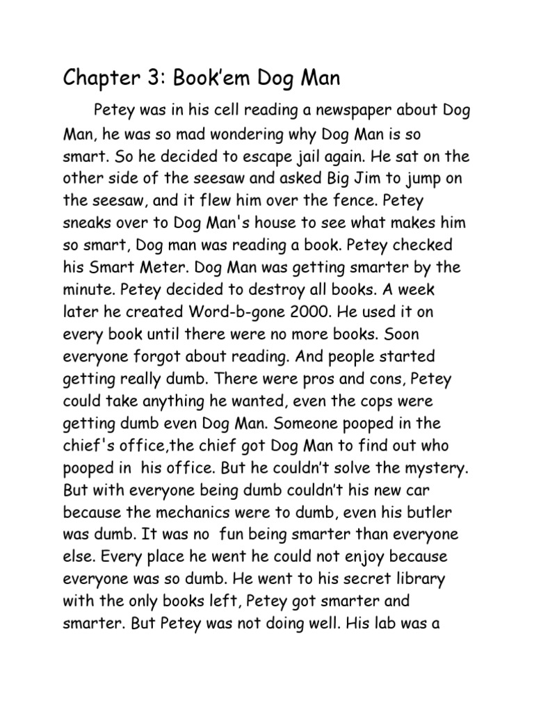 Chapter 3 - Book'Em Dog Man | PDF