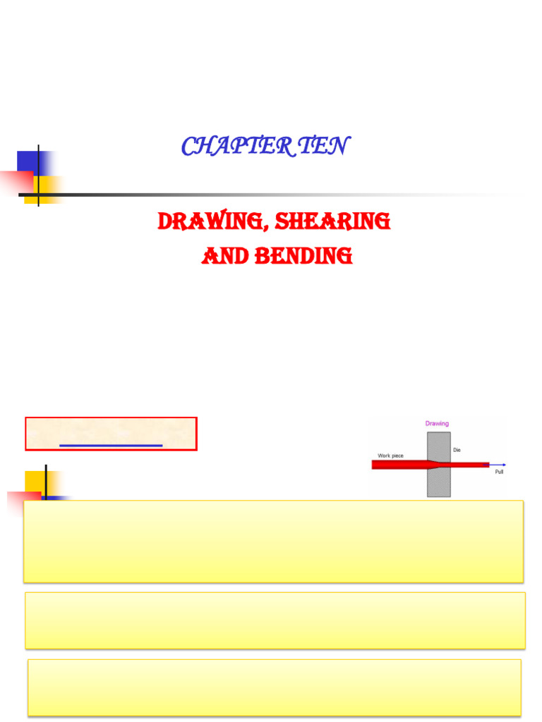 Metal Forming Techniques: Drawing, Shearing, Bending | PDF | Industrial ...