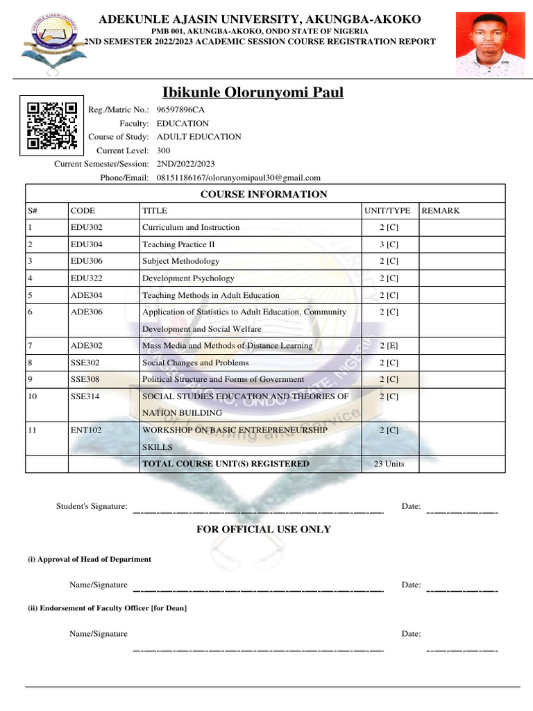 Ibikunle Olorunyomi Paul (5) | PDF | Learning Ibikunle Olorunyomi Paul (5) | PDF | Learning