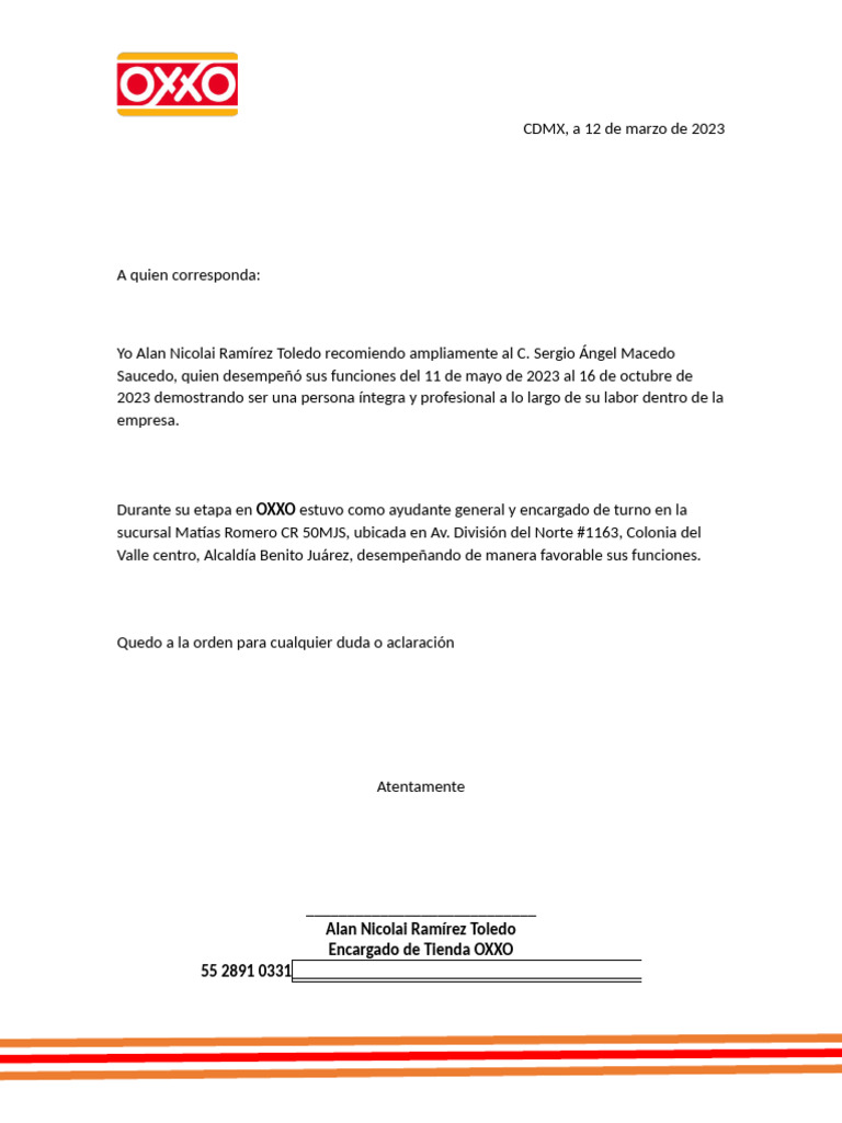 Carta Sergio | PDF