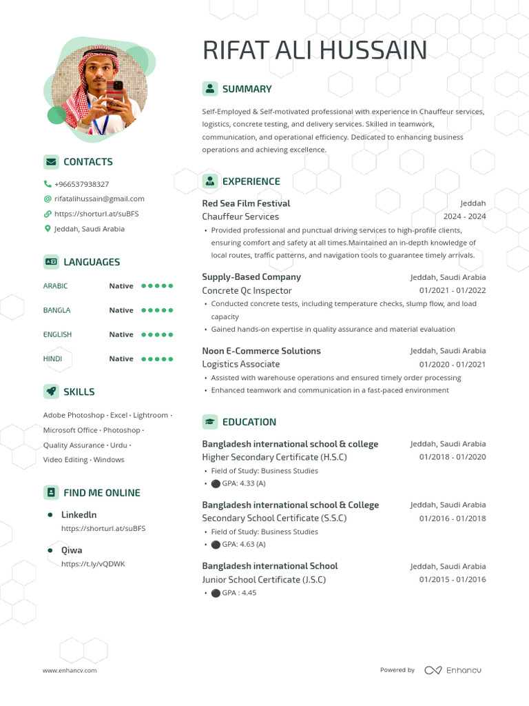 Rifat Ali Hussain Resume | PDF