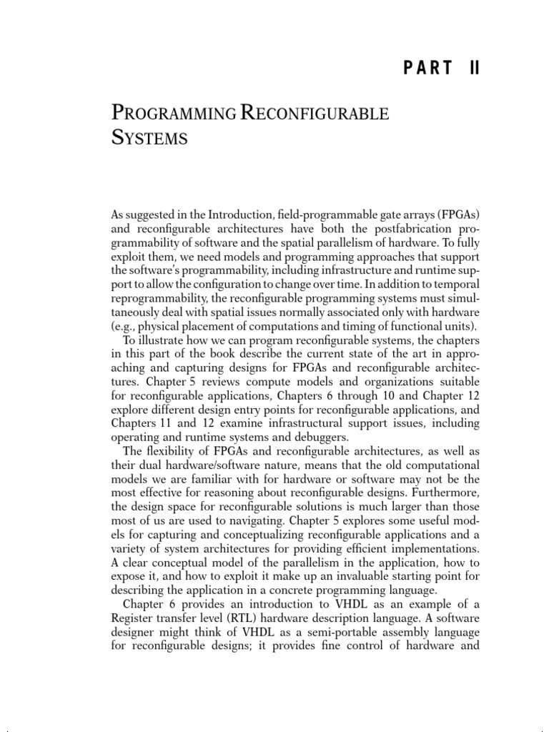 Programming-Reconfigurable-Systems_2008_Reconfigurable-Computing | PDF | Computer Programming ...
