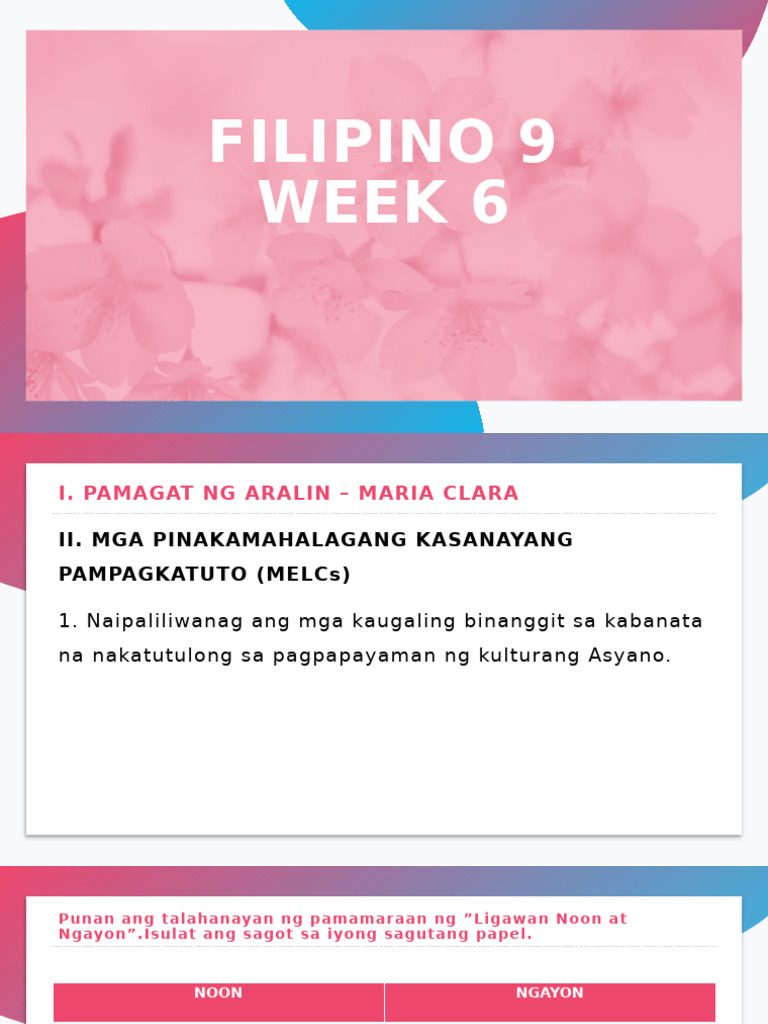 Week 6 PPT G9 | PDF