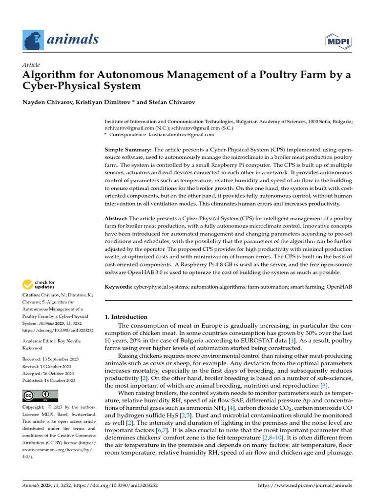animals-13-03252 | PDF | Humidity