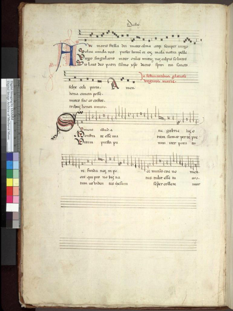 Dufay Ave Maris Stella | PDF