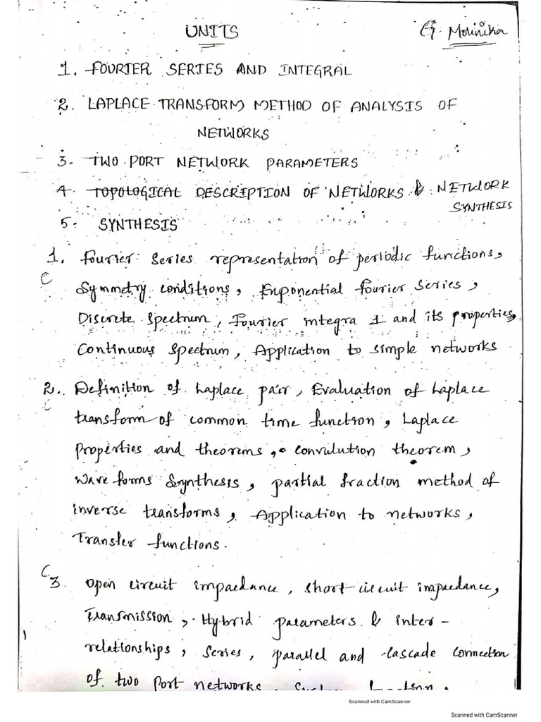 Electrical Ckts 2-1 | PDF