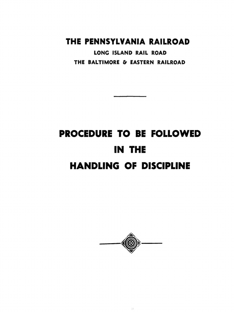 PRR Discipline Manual 1942 | PDF | Trials | Witness