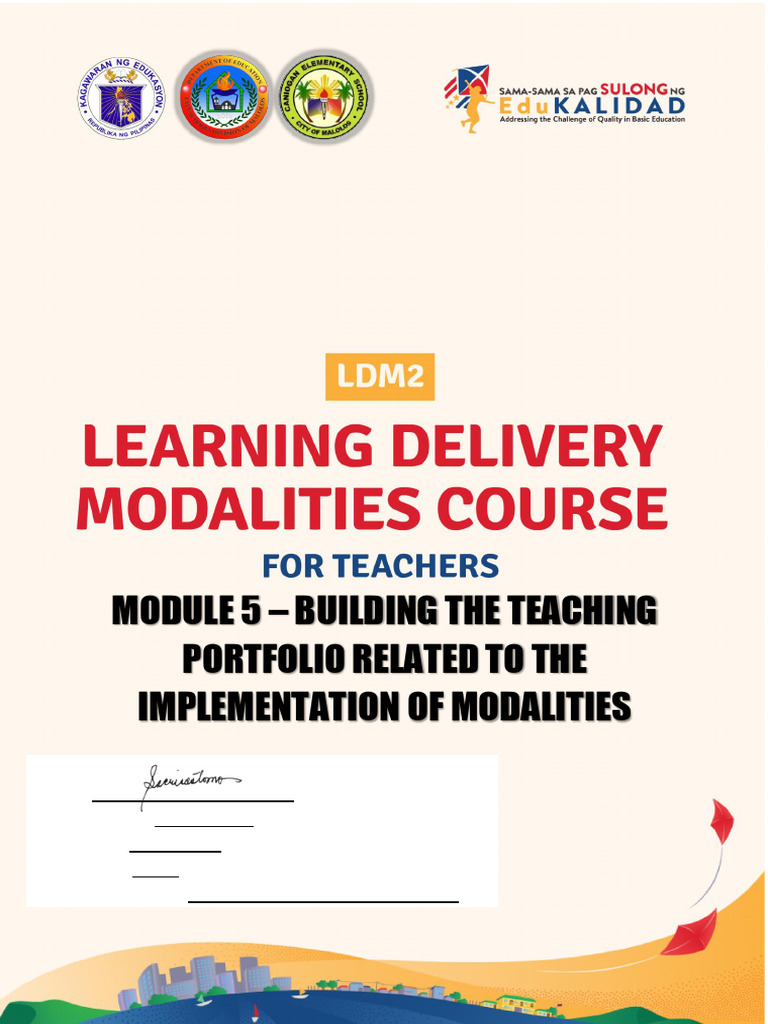 104890_Module 5_SSC | PDF | Rubric (Academic) | Teachers