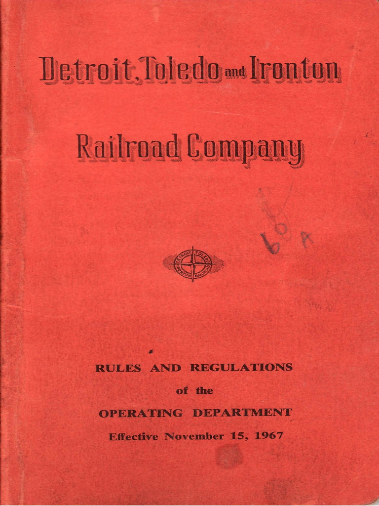 DT&I Operating Rules 1967 | PDF