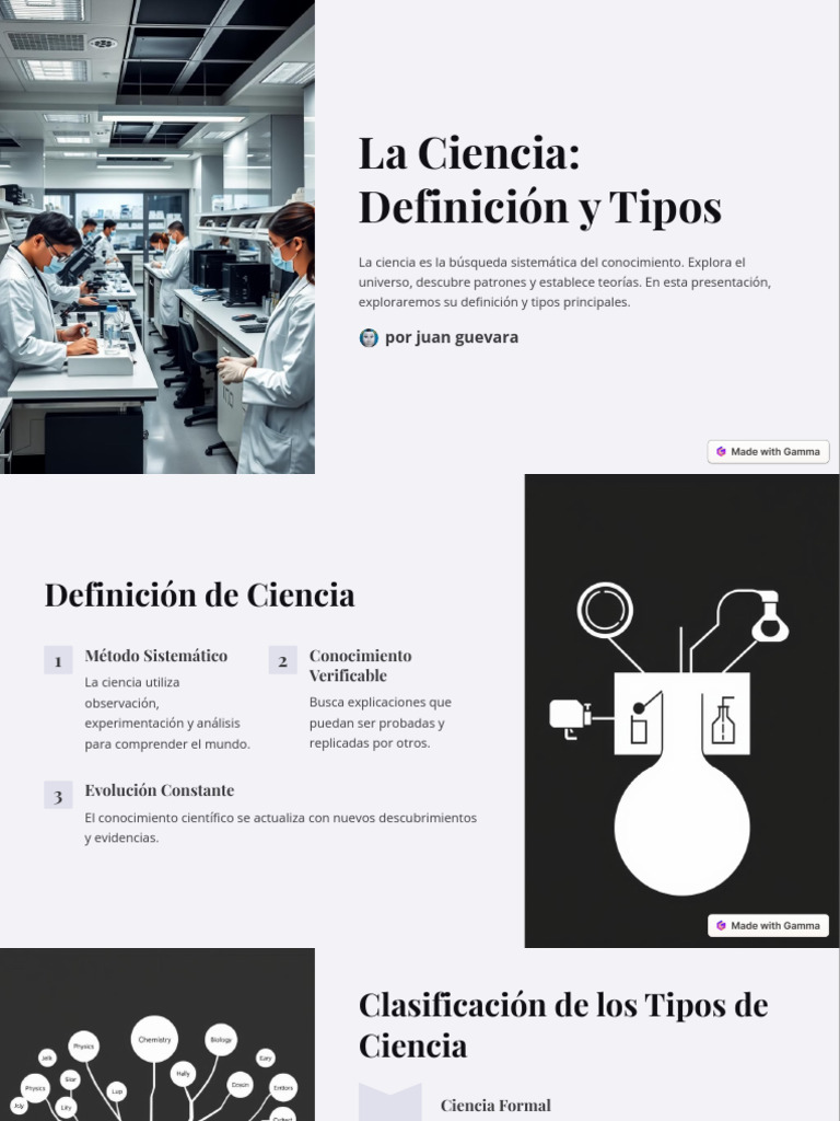 La Ciencia Definicion y Tipos | PDF | Science | Enseñanza de matemática