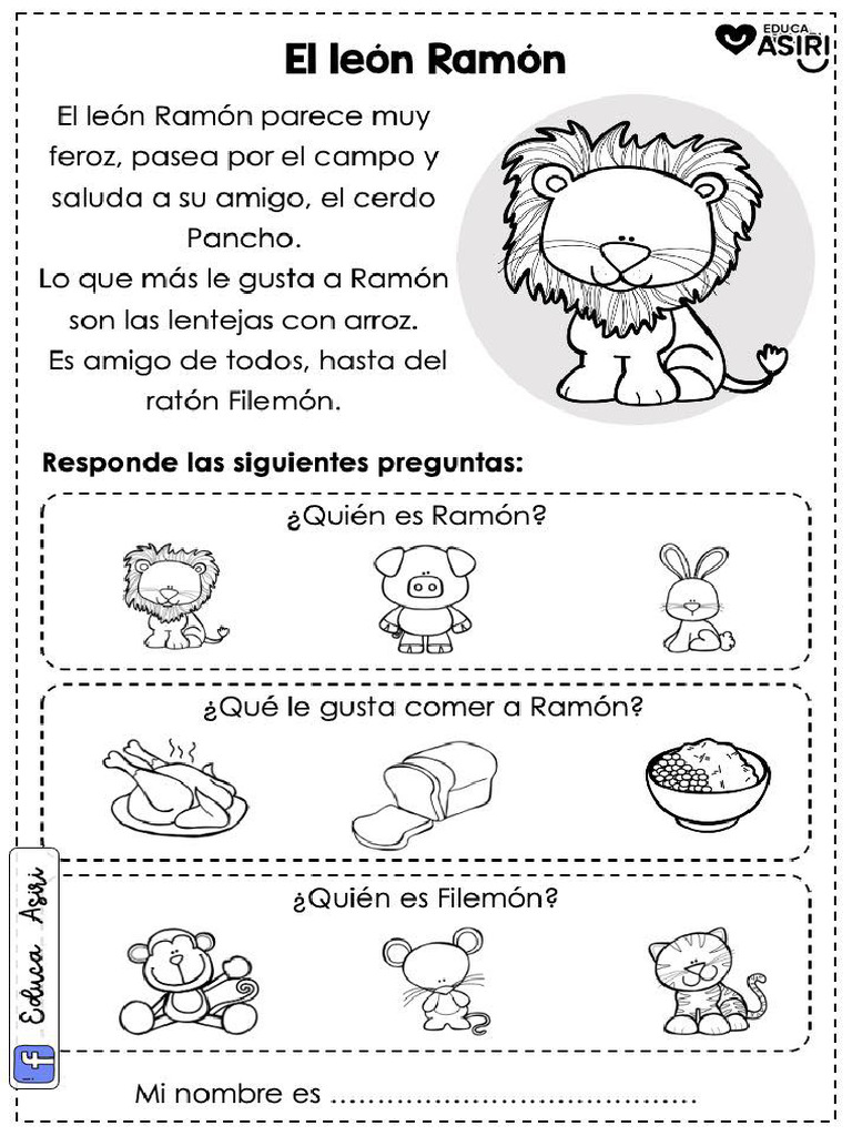 Lecturas de Comprensión Lectora para 1 y 2 Grado | PDF