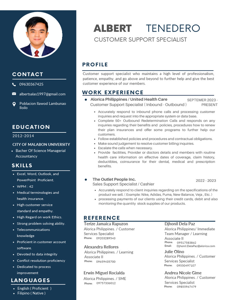 Blue Simple Professional CV Resume_20240720_233251_0000 | PDF