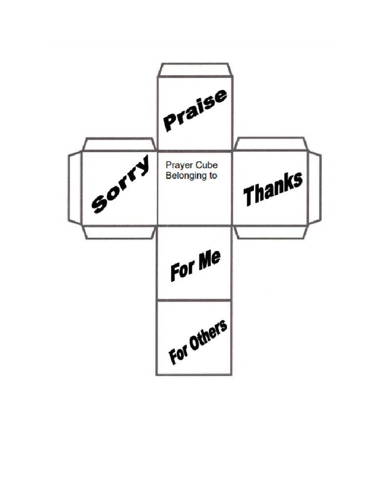 Prayer Cube | PDF