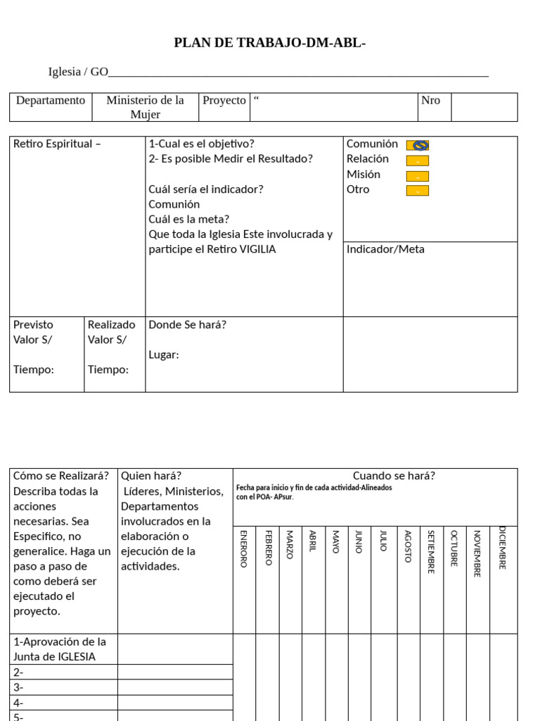 Plan de Trabajo-Abl | PDF