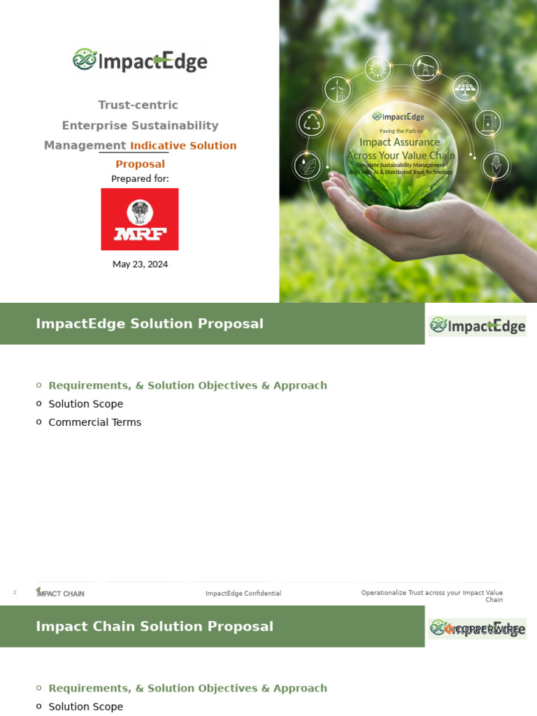 Impact Chain Proposal for MRF_May_2024 | PDF | Audit | Sustainability