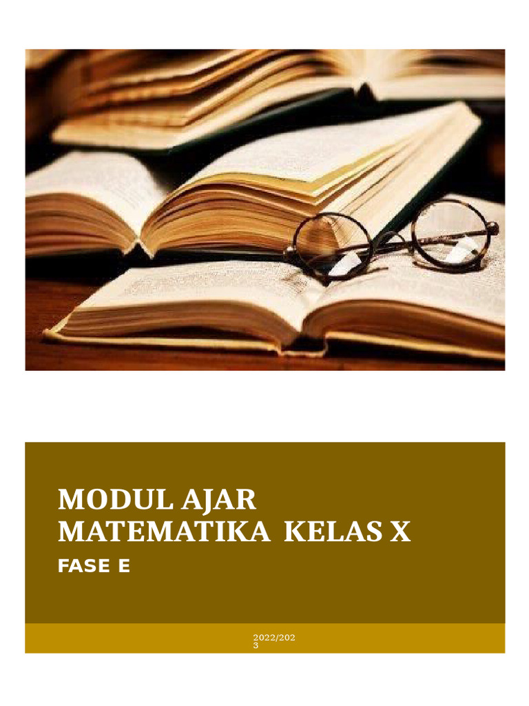 Modul Ajar Mat X | PDF