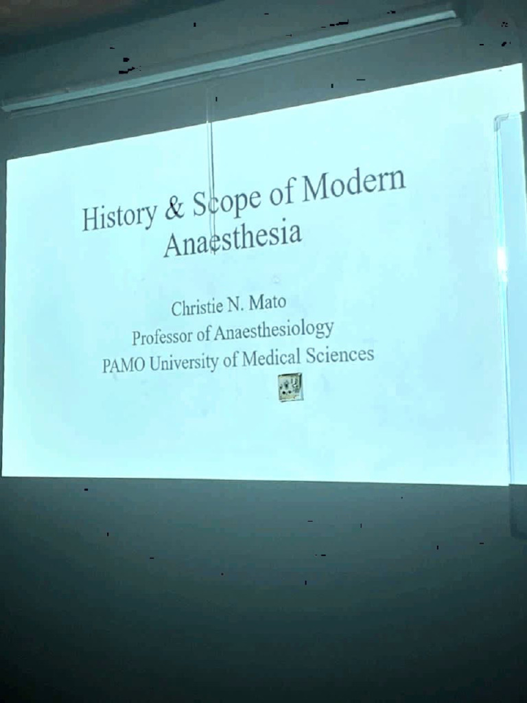 History of Anesthesia | PDF