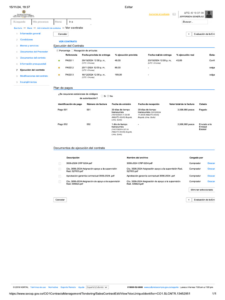 Secop II Octubre | PDF