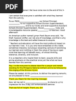 Script Emcee Lac Session | PDF