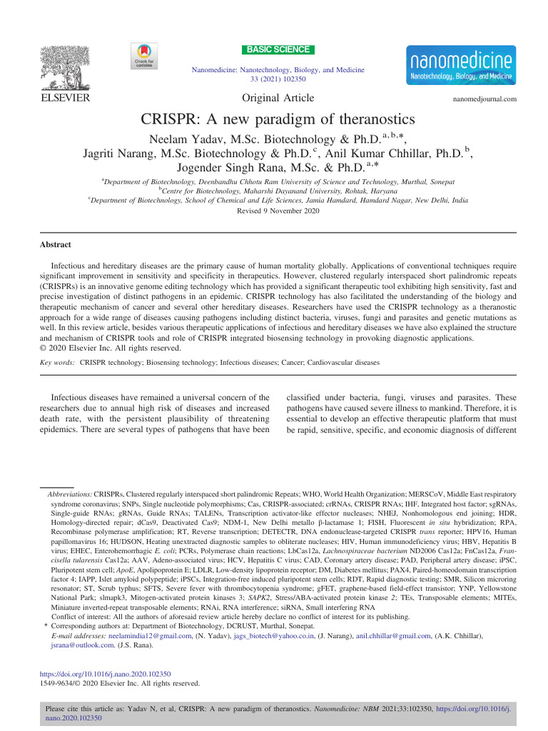 CRISPR | PDF | Crispr | Virus