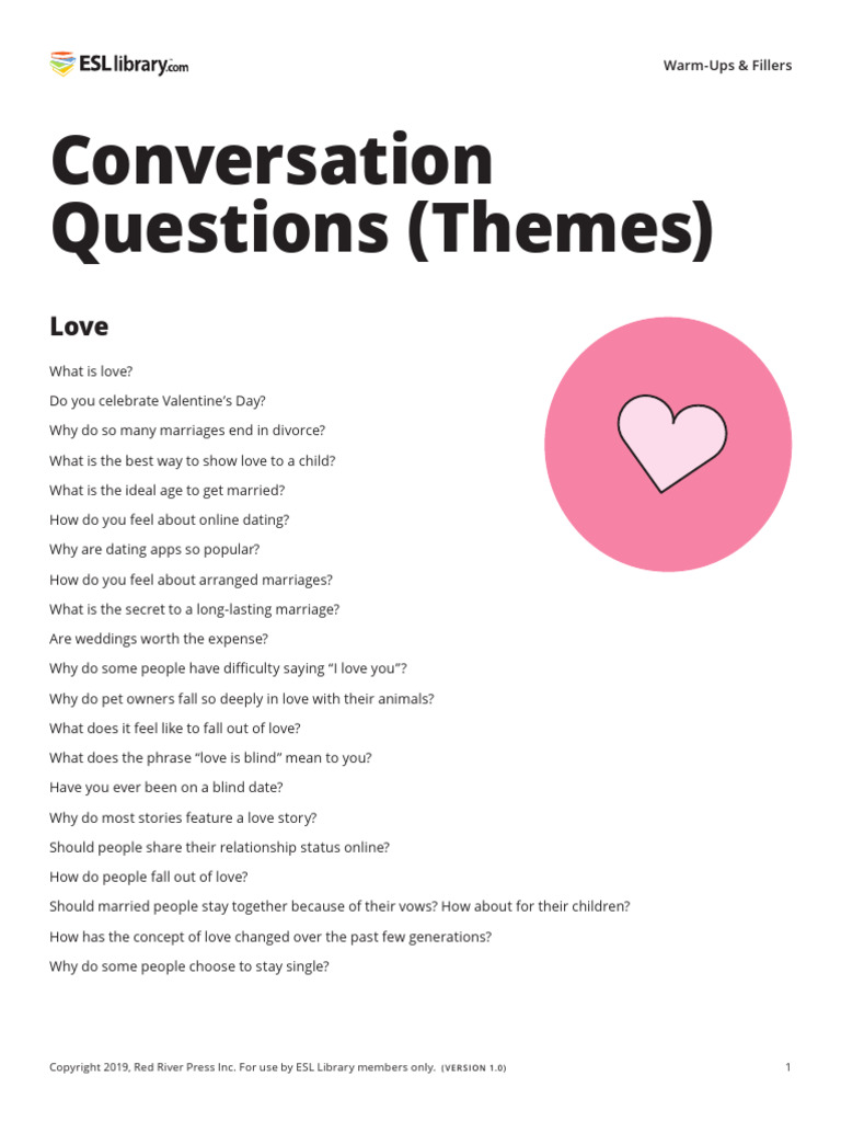 105 Conversation-Questions Themes US | PDF | Science