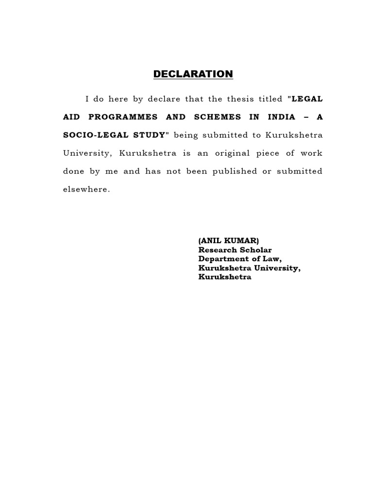 03 Declaration | PDF