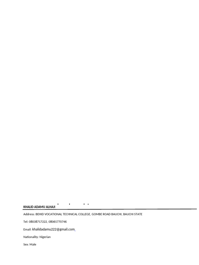 KHALID ADAMU BKC 2 | PDF