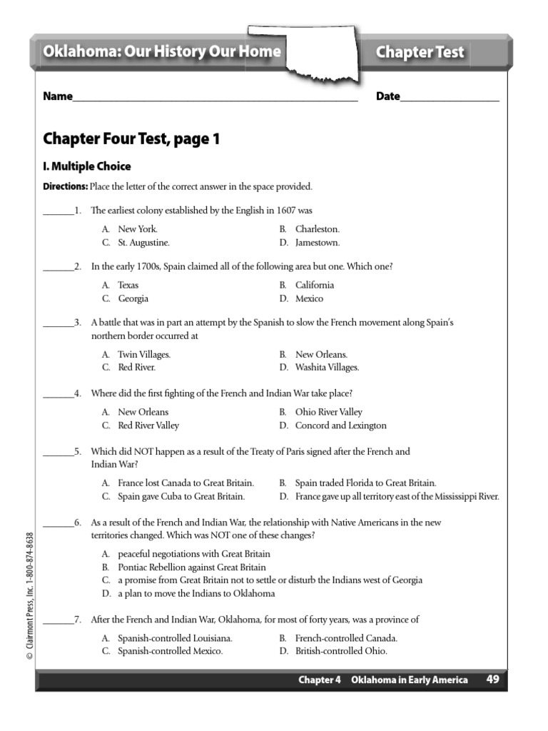 Ch. 4 Quiz | PDF | The United States | North America