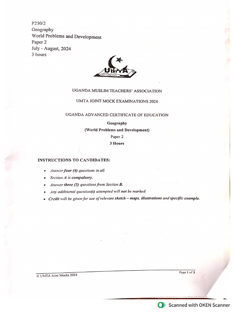 Umta Uace Geo P2 | PDF