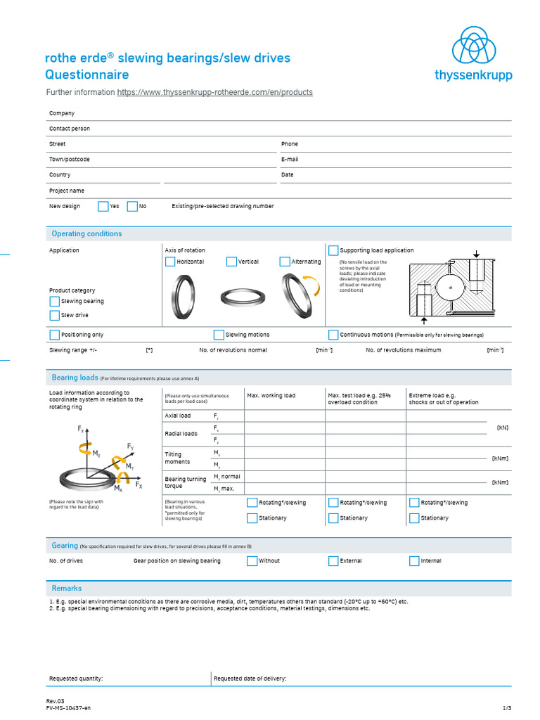 FV-MS-10437_slewing-bearings_slew-drives_questionnaire_EN_0521 | PDF ...
