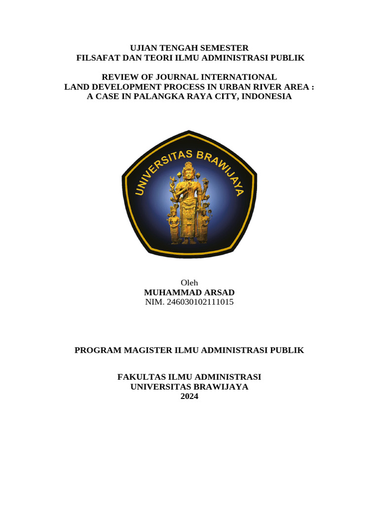 Review Jurnal UTS - Arsad | PDF