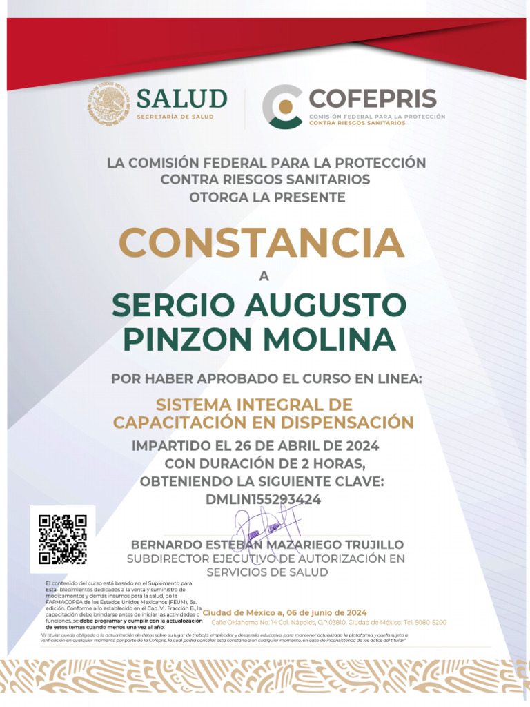 Constancia SICAD | PDF