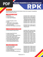 Rutin Pemeriksaan Kenderaan | PDF