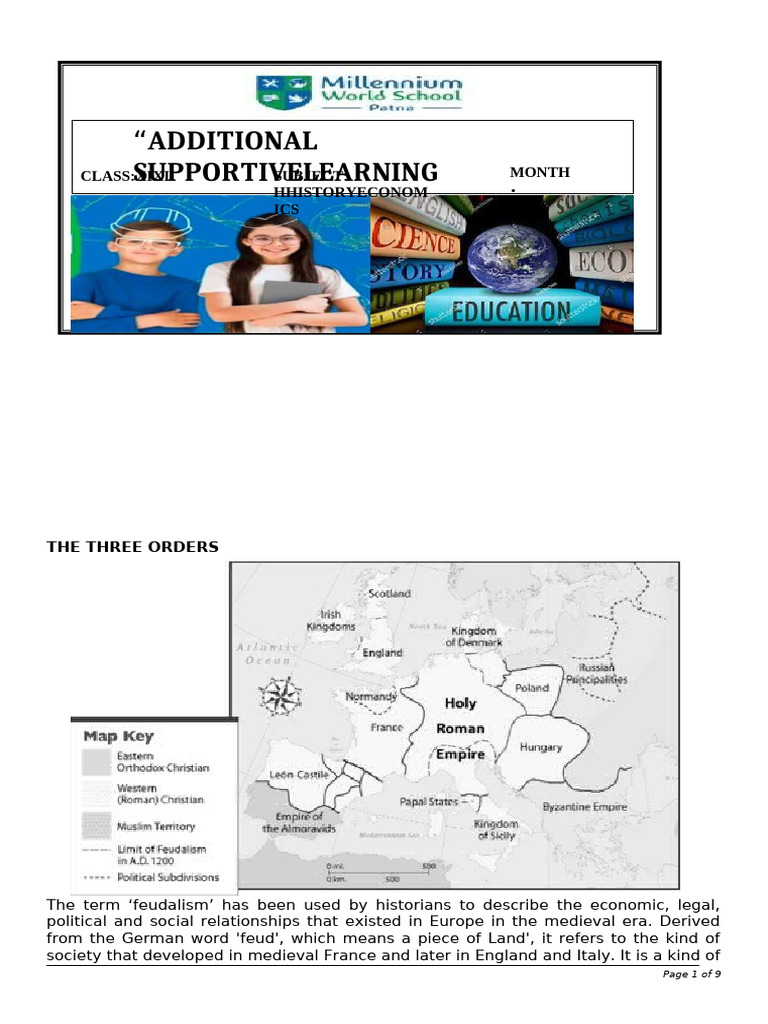 SCM XI HIS THE THREE ORDERS-1 | PDF | Feudalism | Serfdom