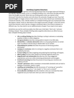 TalkPlus Cognitive Restructuring | PDF | Thought | Emotions