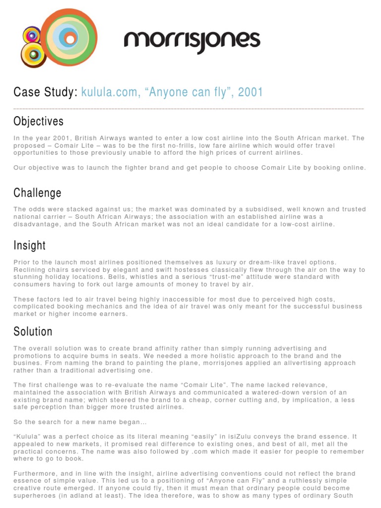 Case Study:: Objectives | PDF