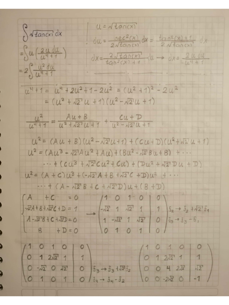 Int (SQRT (Tan (X) ) DX) | PDF