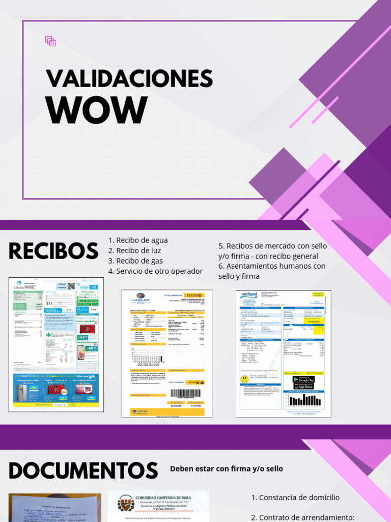 Validaciones | PDF | Documento de identidad