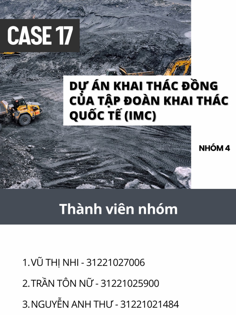 Case 17 - Imc - Nhóm 4 | PDF